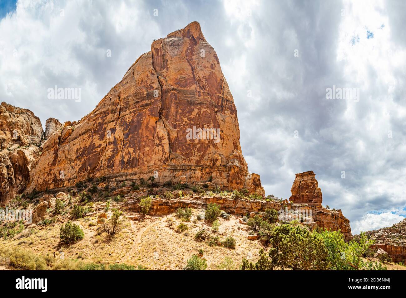 Canyons and eroded sandstone and limestone formations dominate the ...