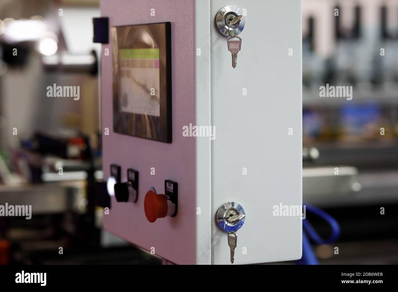 Steel pendant mounting HMI control panel enclosure with touch screen ...