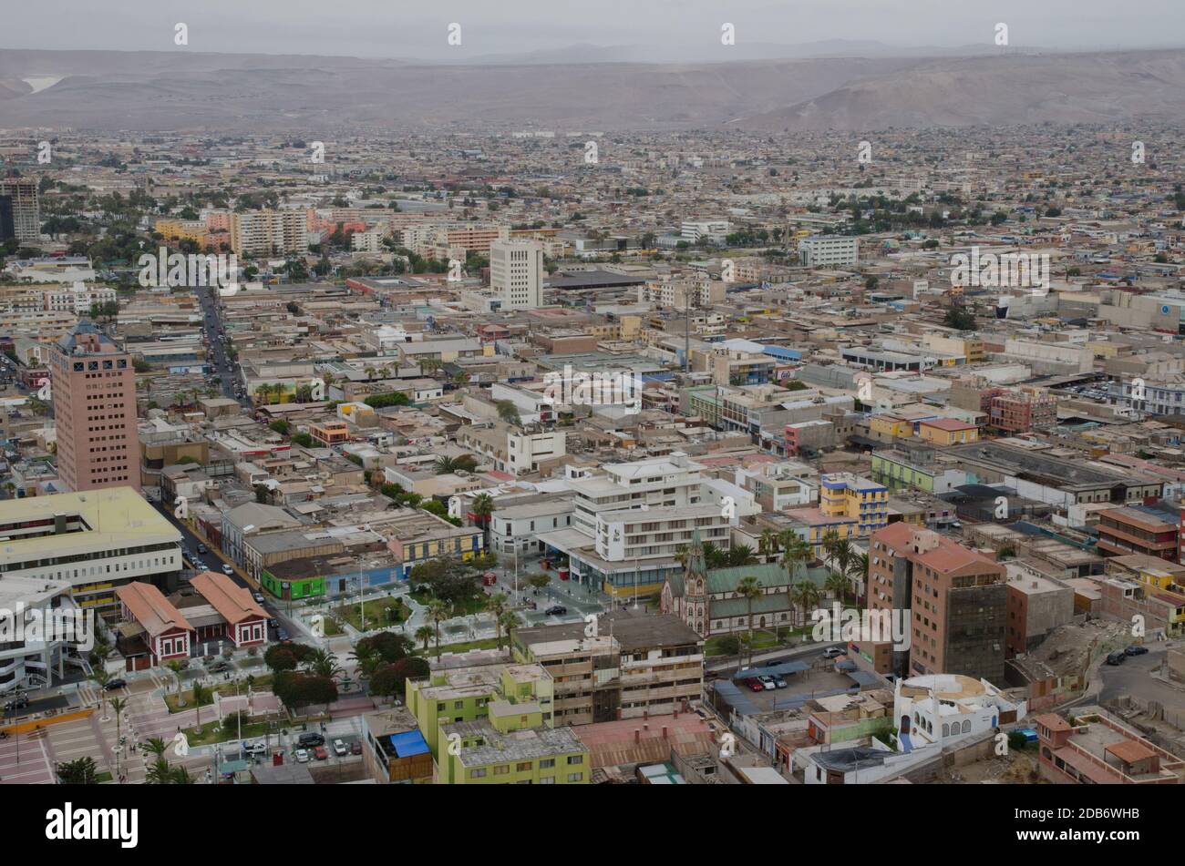 City of Arica in the Arica y Parinacota Region. Chile Stock Photo - Alamy