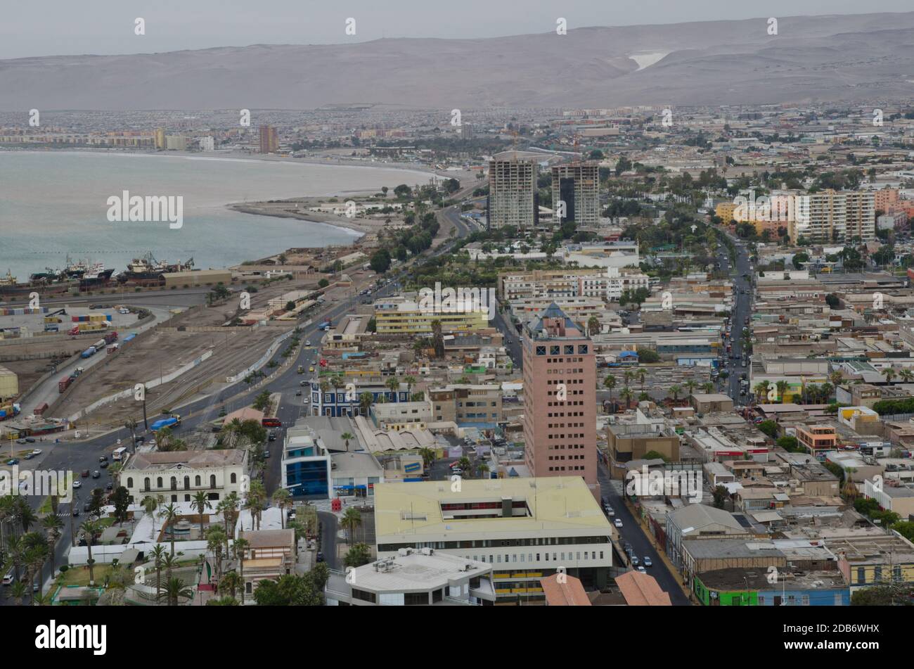 City of Arica in the Arica y Parinacota Region. Chile Stock Photo - Alamy