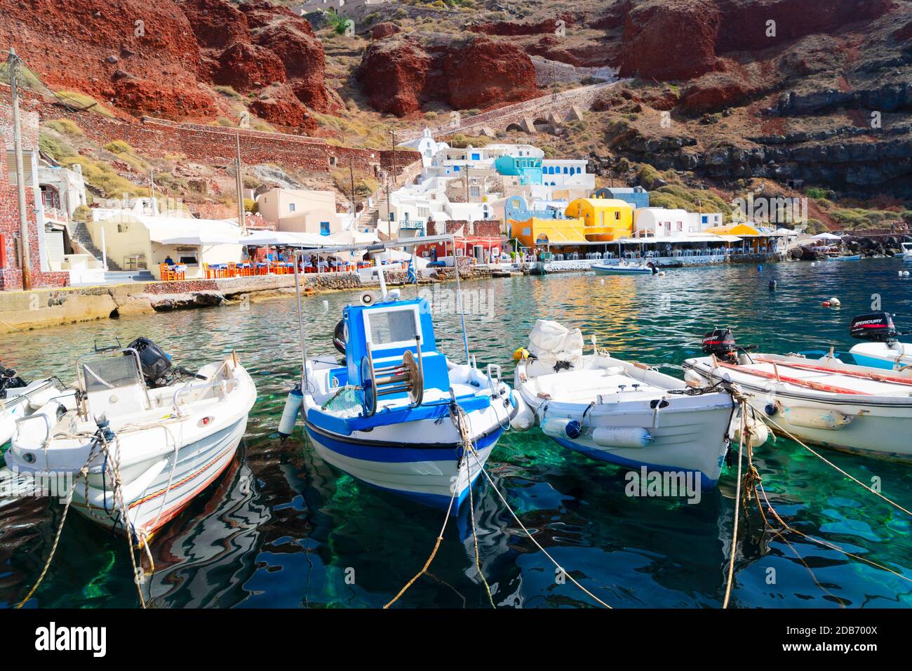 Amoudi bay, Santorini, Greece Stock Photo - Alamy
