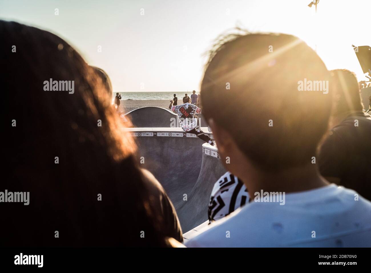 Skate guy in the air Stock Photo - Alamy