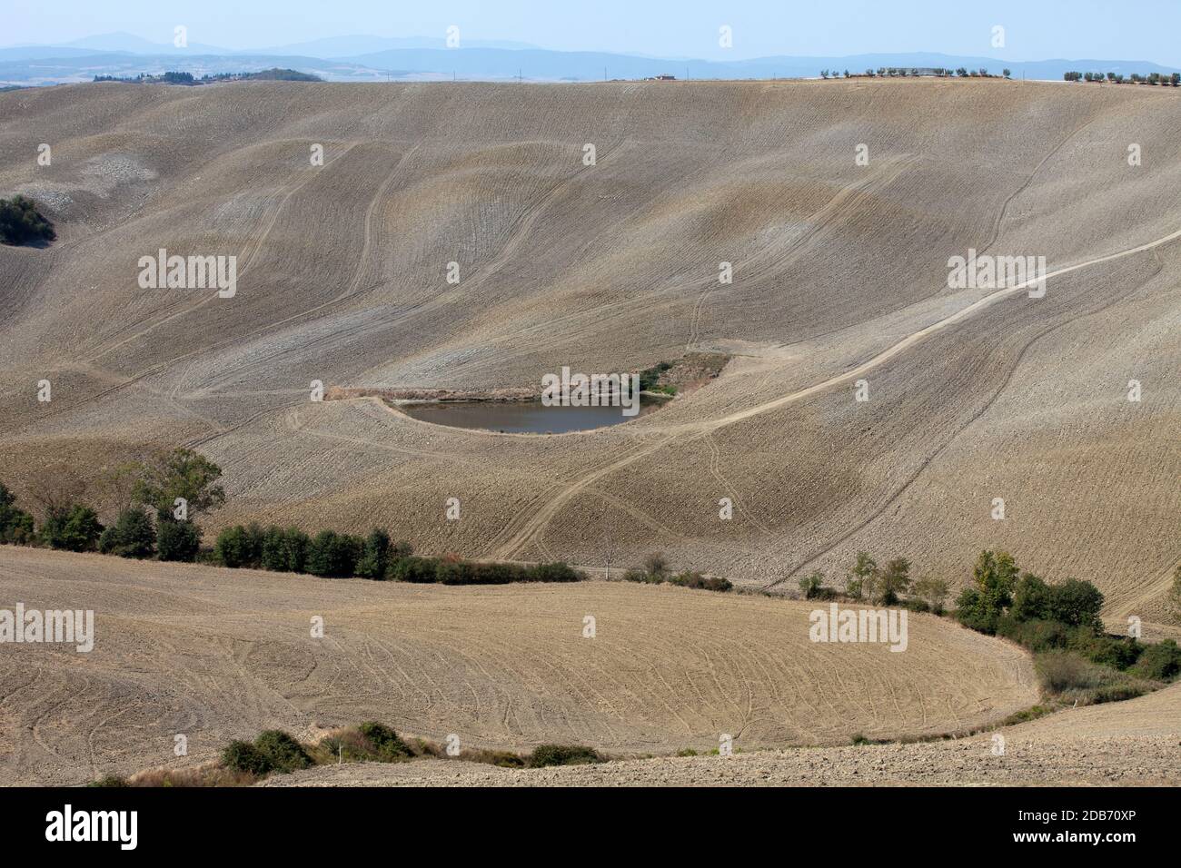 Crete Senesi - The landscape of the Tuscany. Italy Stock Photo - Alamy