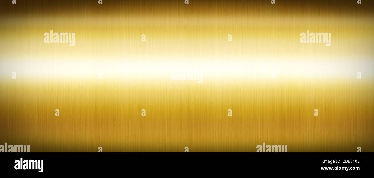 Gold brushed metal. Banner background texture wallpaper Stock Photo - Alamy