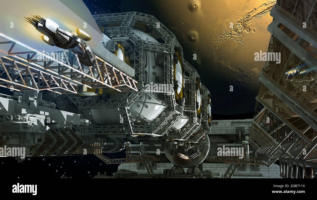 Space Science Fiction Building