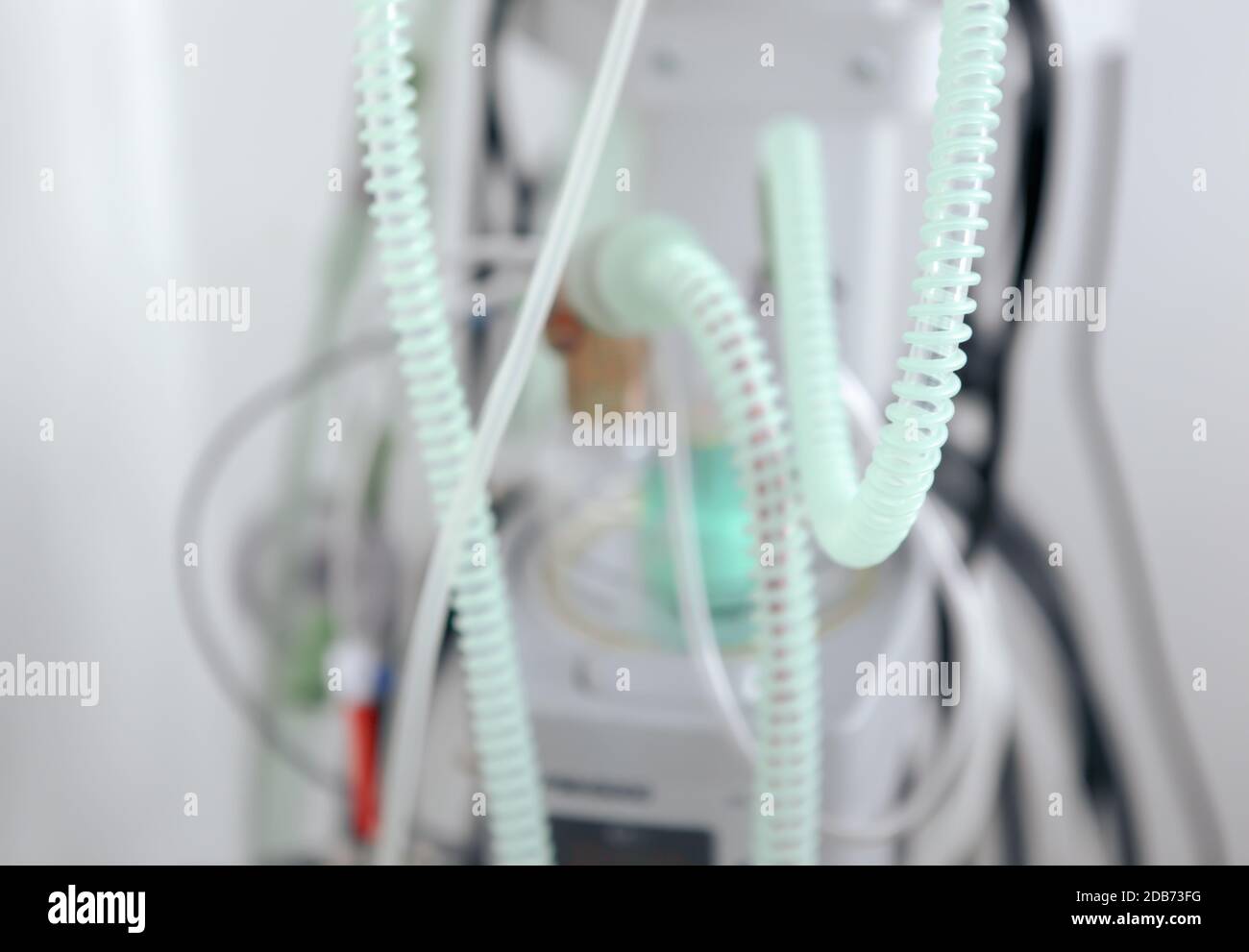 Image of medical ventilator. Hospital respiratory ventilation. Patient ...