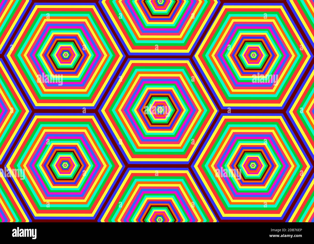 Fullcolor hexagon background for decoration Stock Photo - Alamy