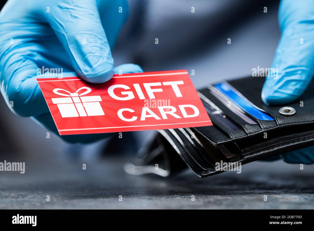 Consumer taking gift card hi-res stock photography and images - Alamy