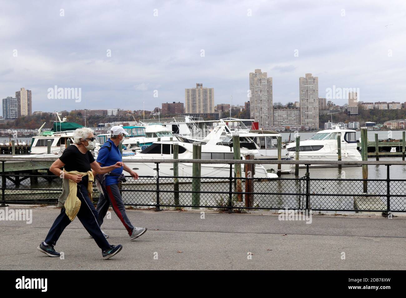 Riverside Park along the Hudson River, New York, USA Stock Photo - Alamy