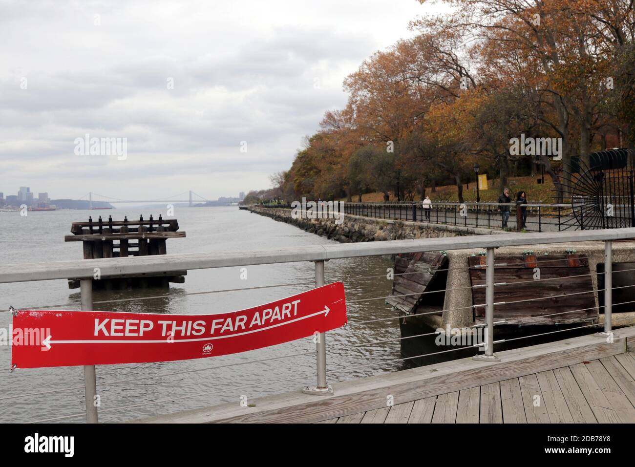 Riverside Park along the Hudson River, New York, USA Stock Photo - Alamy