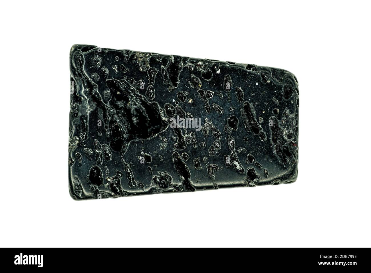 Lava stone cut out on white background Stock Photo - Alamy