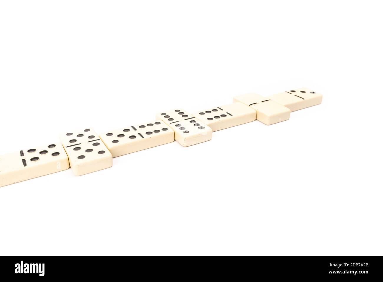 game dominoes rectangular bottom plastic range of the white background ...