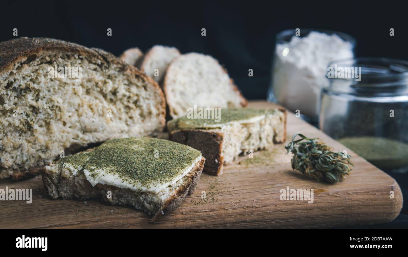 Cannabis in the kitchen hi-res stock photography and images - Alamy