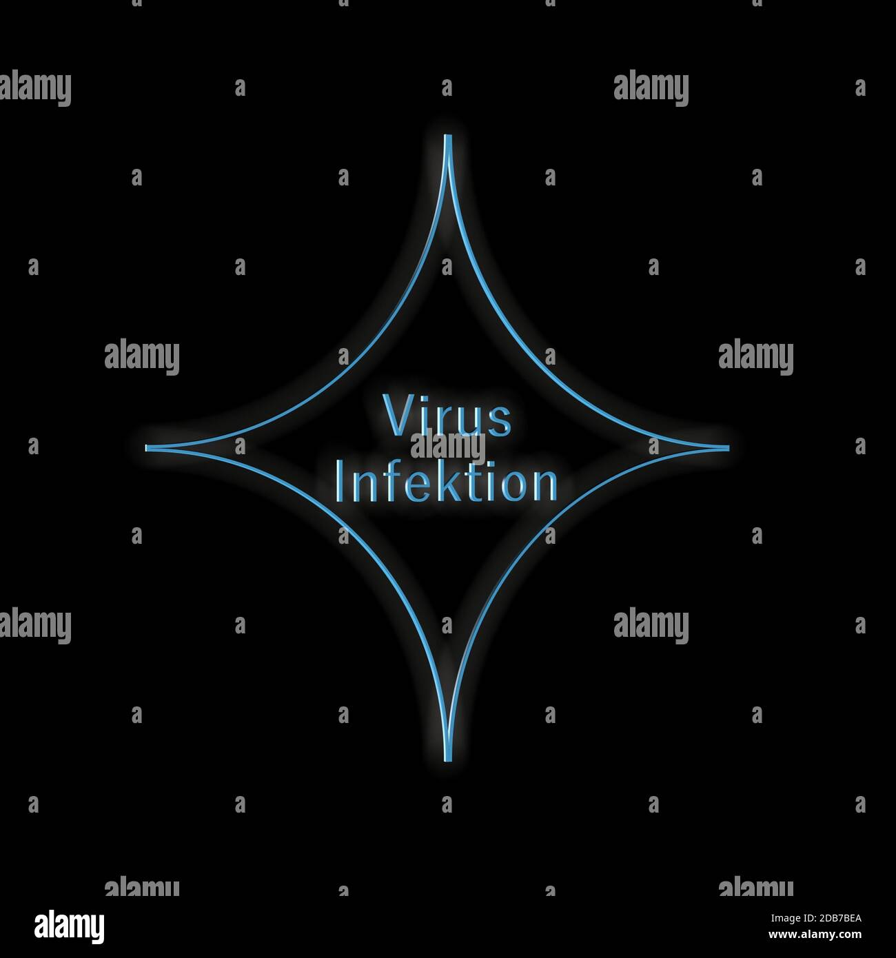 viral infection - Word or text as 3D illustration, 3D rendering Stock ...