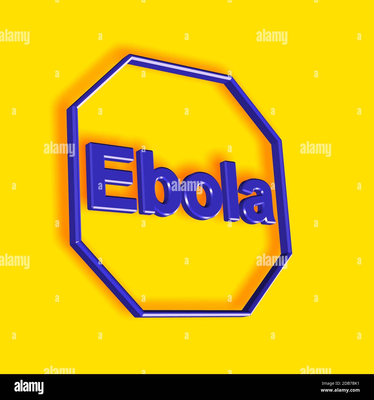 Ebola - Word or text as 3D illustration, 3D rendering Stock Photo - Alamy