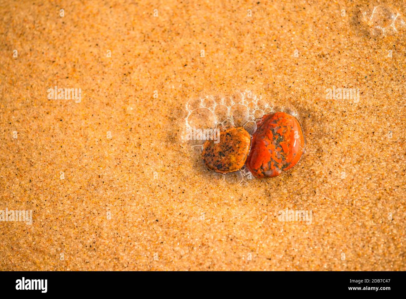 Curve of a pebble beach hi-res stock photography and images - Alamy