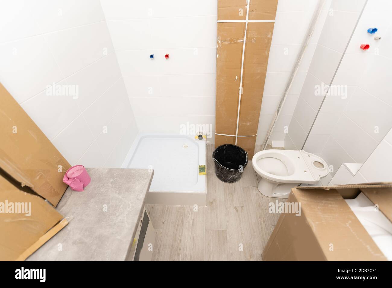 Bathroom Demolition and Renovation Stock Photo - Alamy