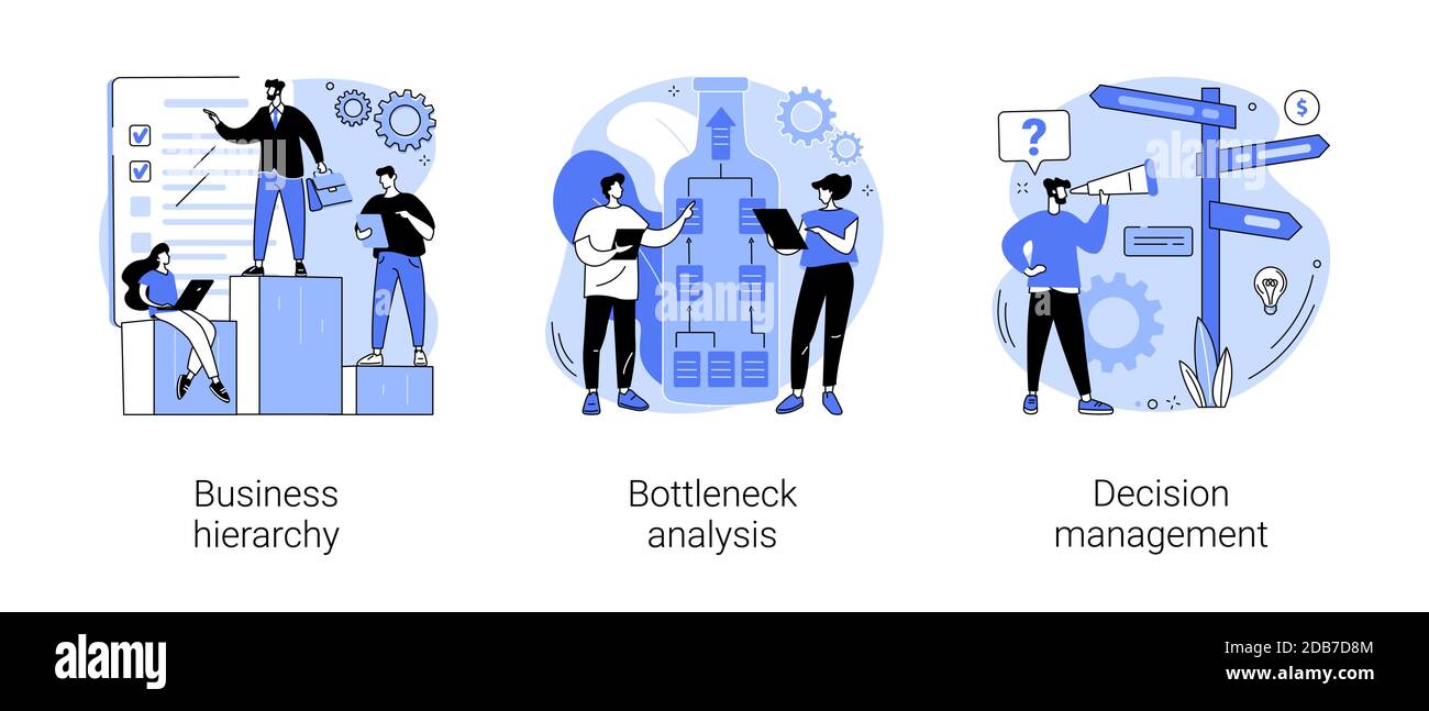Management system abstract concept vector illustrations Stock Vector ...