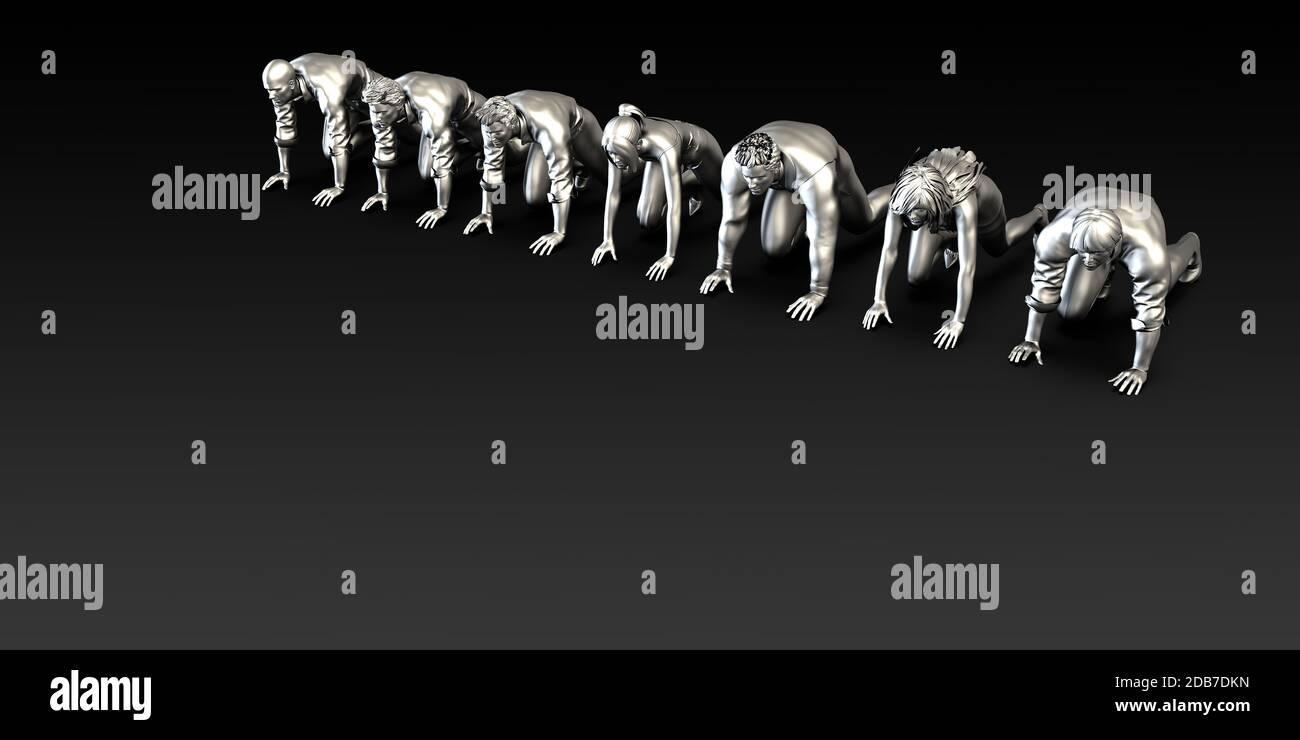 Empowered Business Team Ready for Success Concept Stock Photo - Alamy