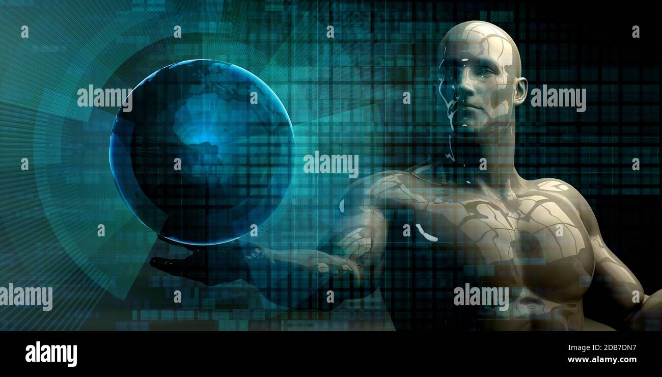 Global Platform and International Mobility Software Concept Stock Photo ...