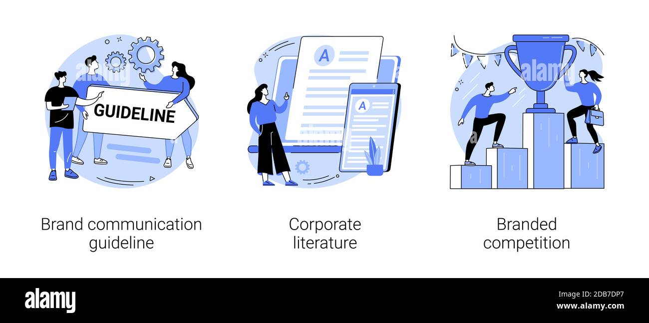 Brochure visual identity Cut Out Stock Images & Pictures - Alamy