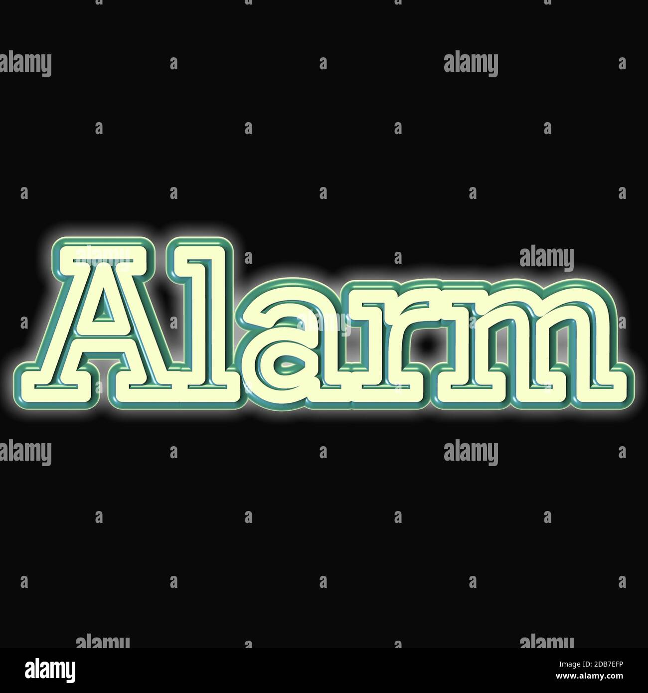 Alert - Word or text as 3D illustration, 3D rendering Stock Photo - Alamy