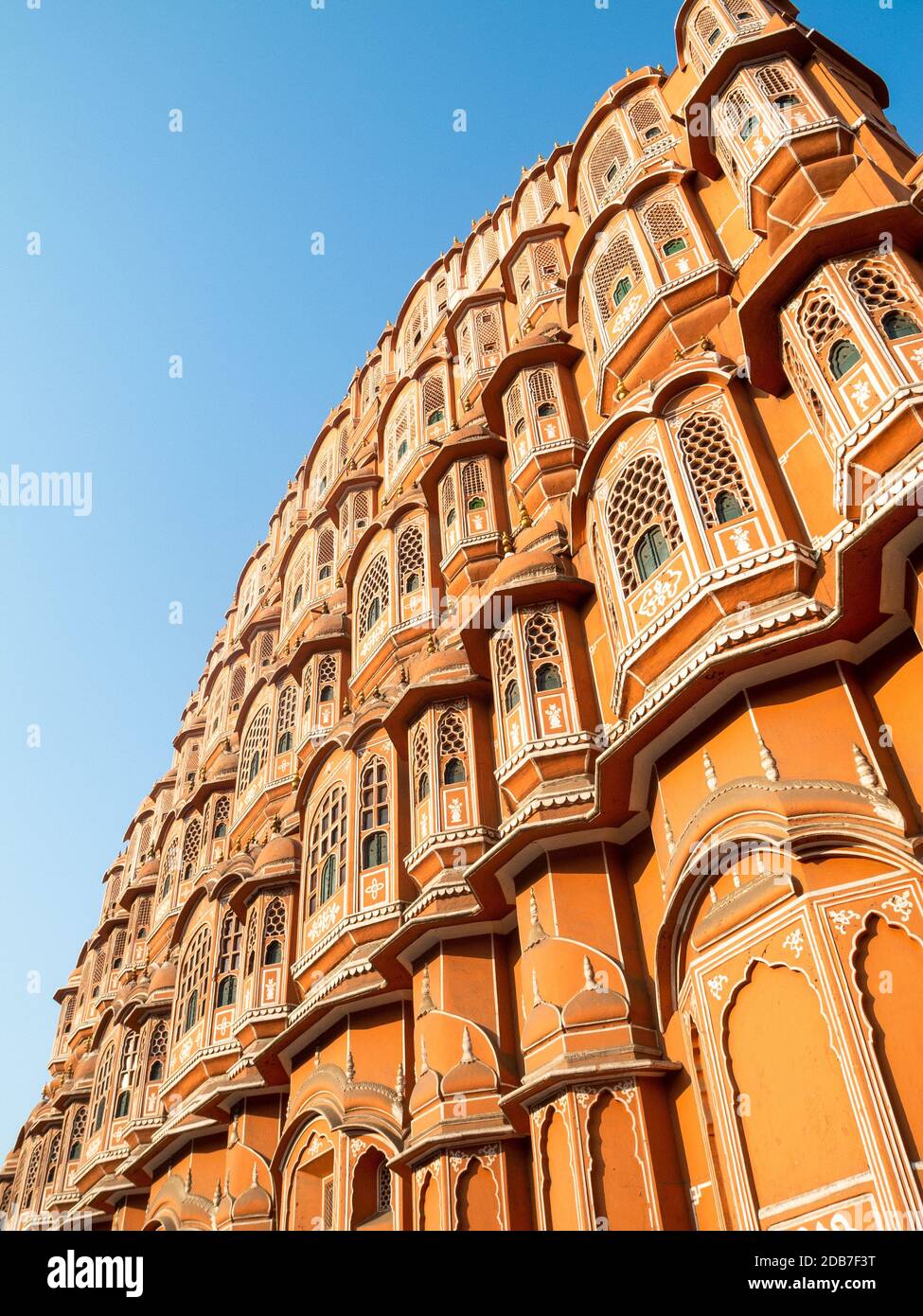 Hawa Mahal, or the famed Palace of the Winds, designed with little ...