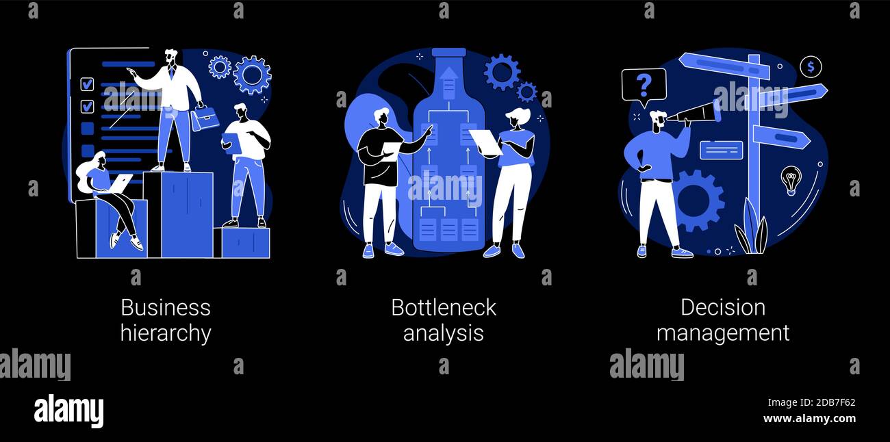 Management system abstract concept vector illustrations Stock Vector ...
