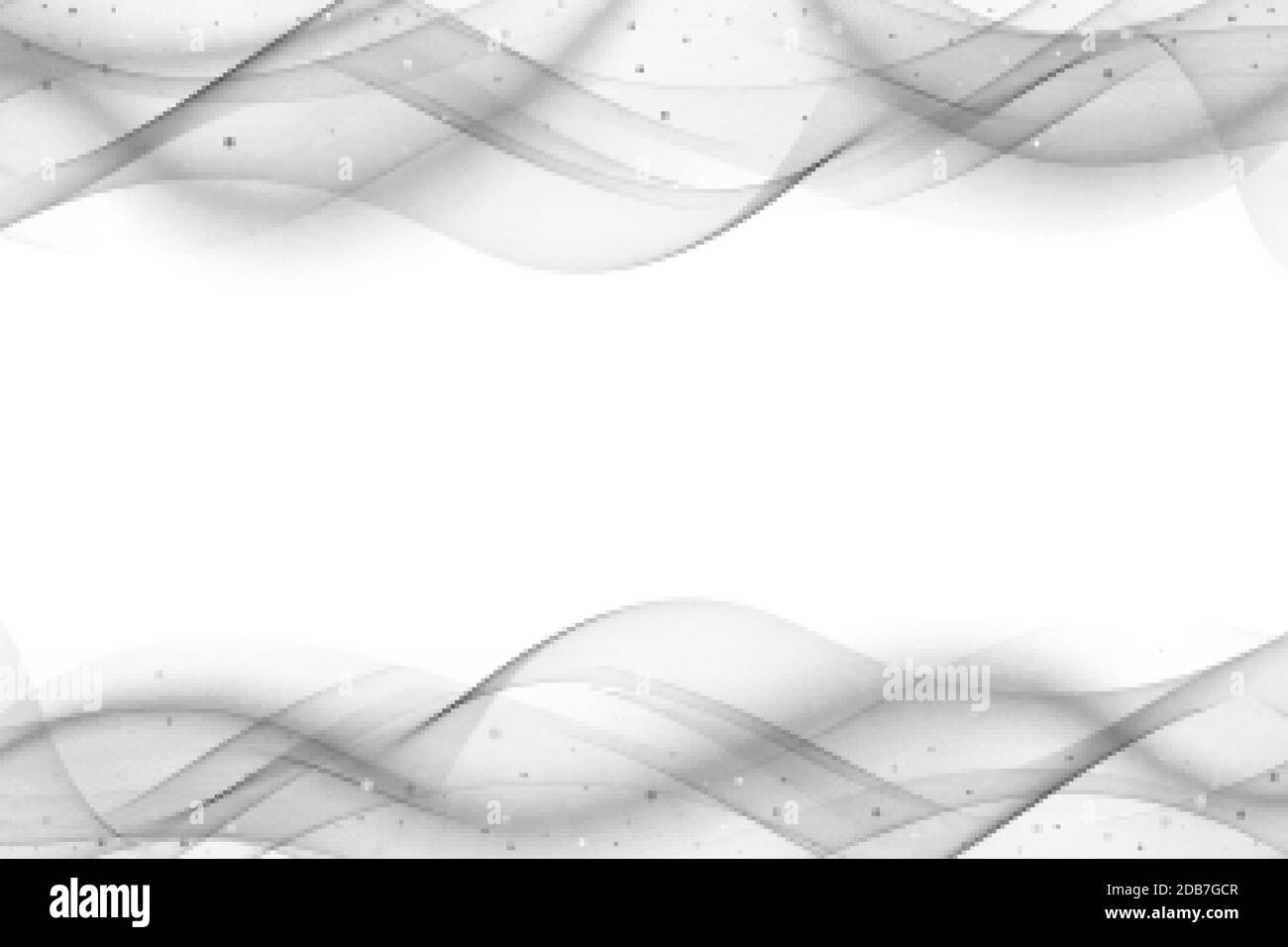 Smooth grey waves and lines Abstract smooth background vector Stock ...