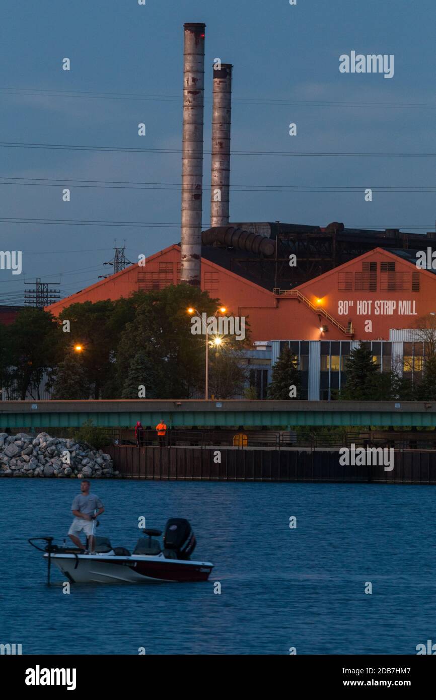 East chicago steel mill hi-res stock photography and images - Alamy