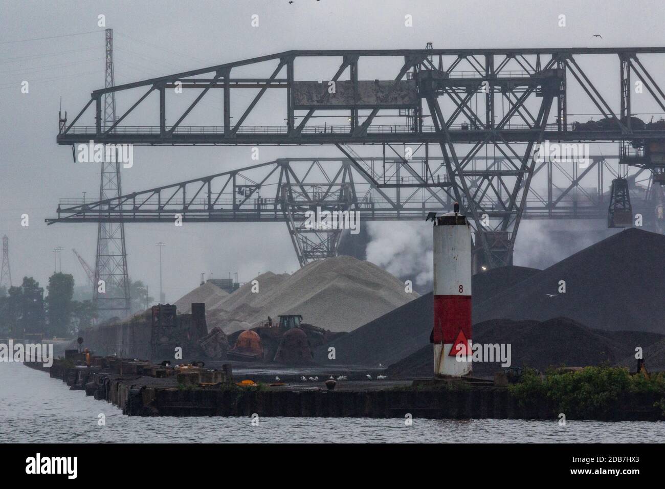 ArcelorMittal steel mill in East Chicago, Indiana Stock Photo - Alamy