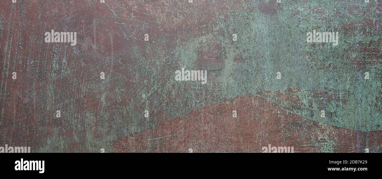 wide green oxide metal texture useful as a background Stock Photo - Alamy