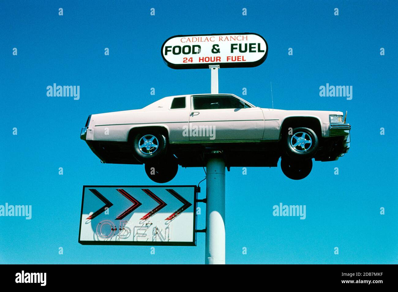 Cadillac Ranch Food & Fuel Sign, Route 95, Winchester, Idaho, USA, John ...