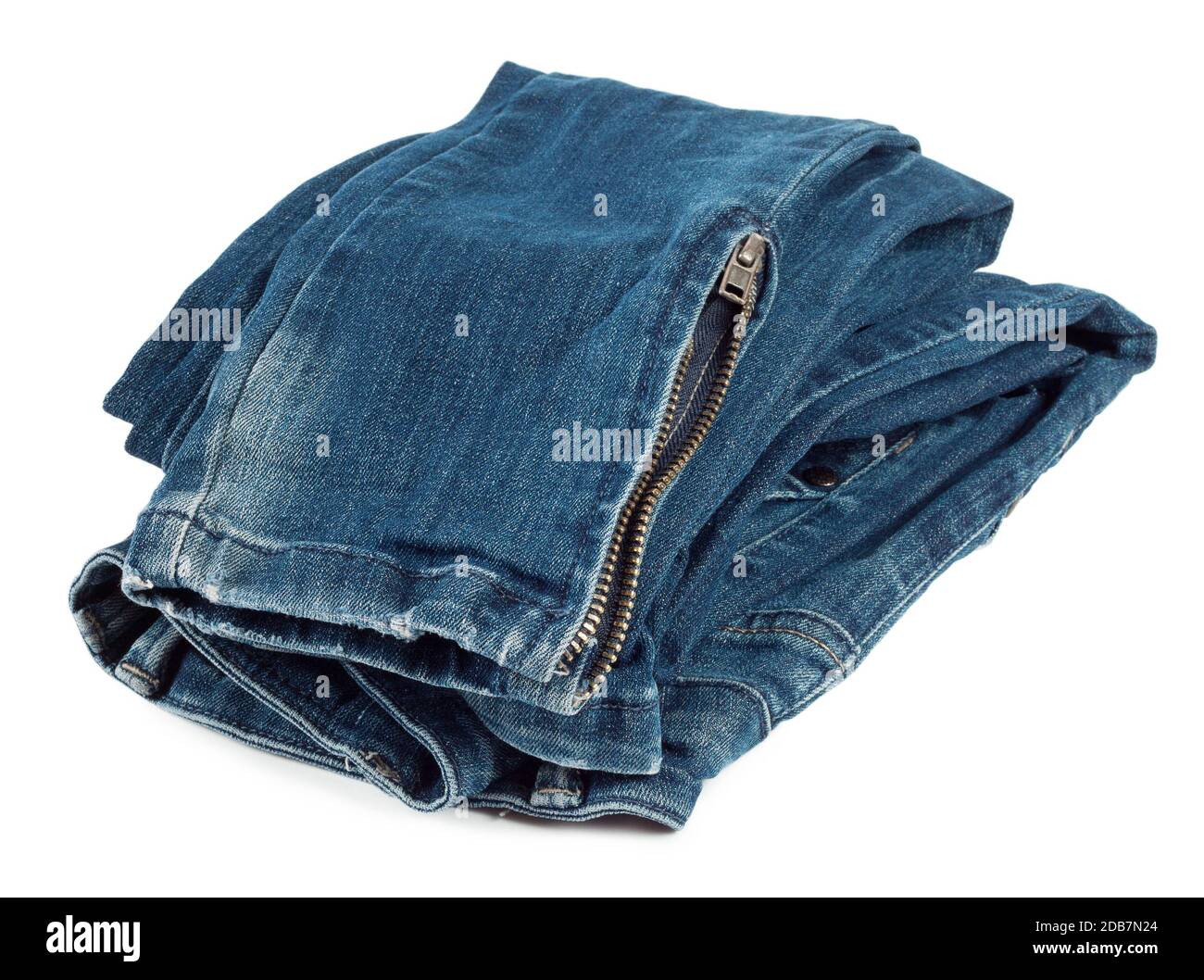 Blue jeans with snake isolated on white background Stock Photo - Alamy