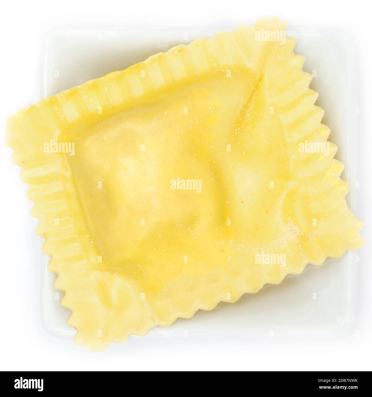 Ravioli top view Cut Out Stock Images & Pictures - Alamy