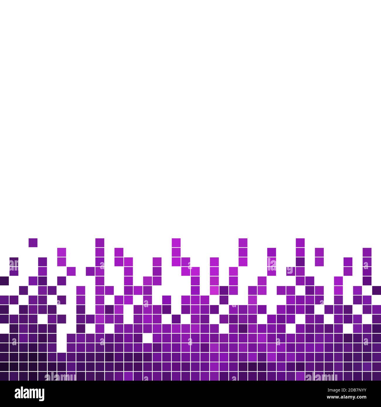 abstract square pixel mosaic background - purple and violet Stock Photo ...