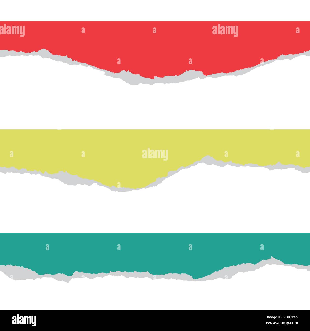 Rip paper edges seamless pattern. Vector illustration Stock Photo - Alamy