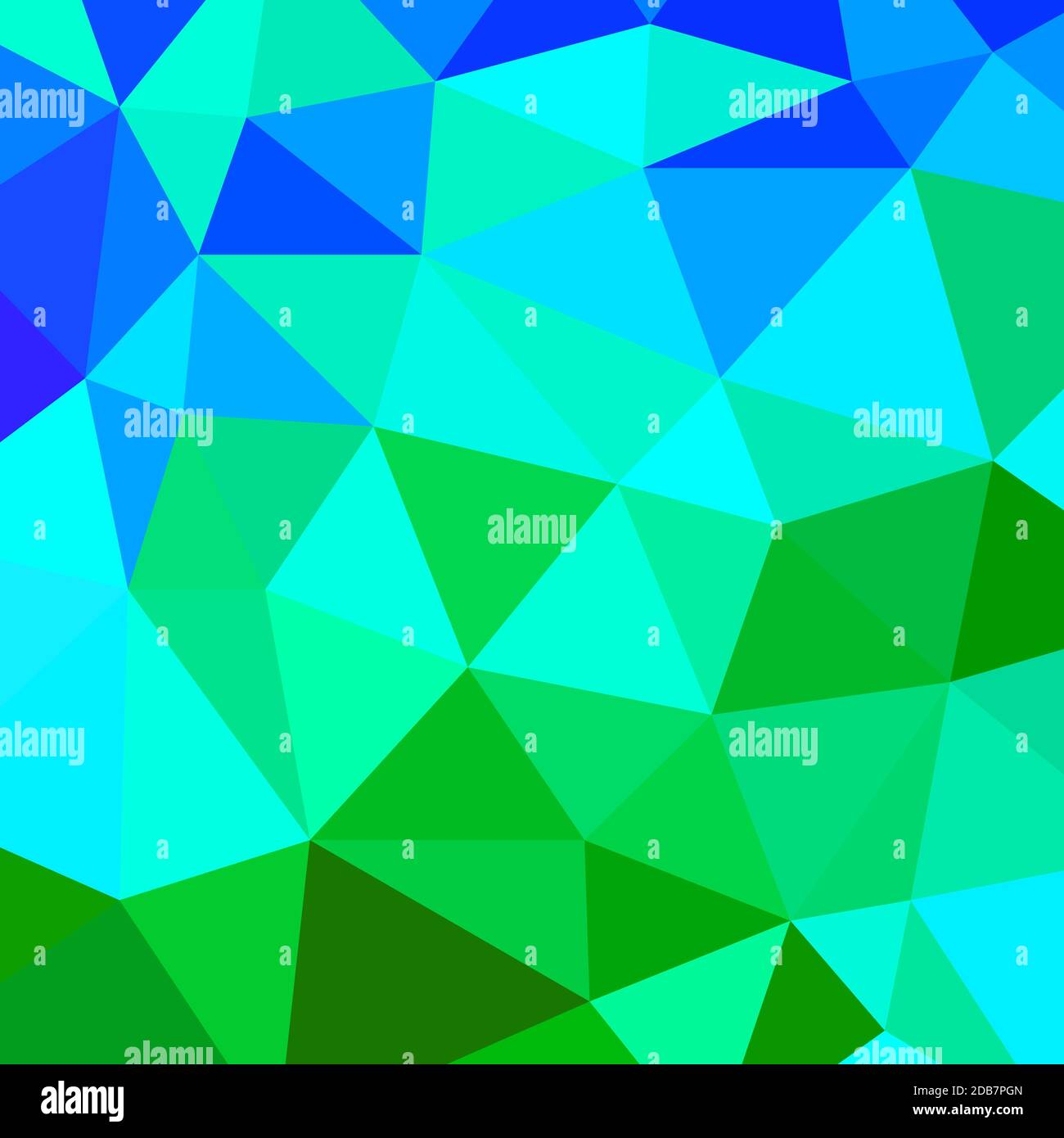 abstract geometric triangle background - green and blue Stock Photo - Alamy