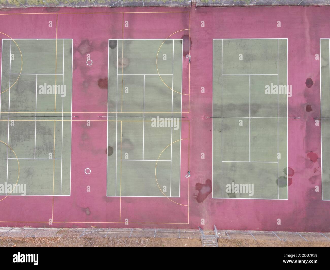 Aerial view sports field hi-res stock photography and images - Alamy