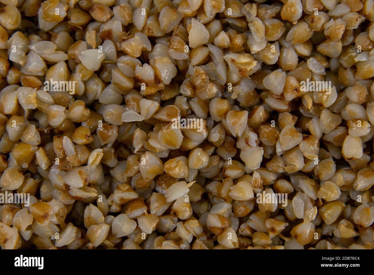 Buckwheat pattern close up. Buckwheat texture. Top views Stock Photo ...