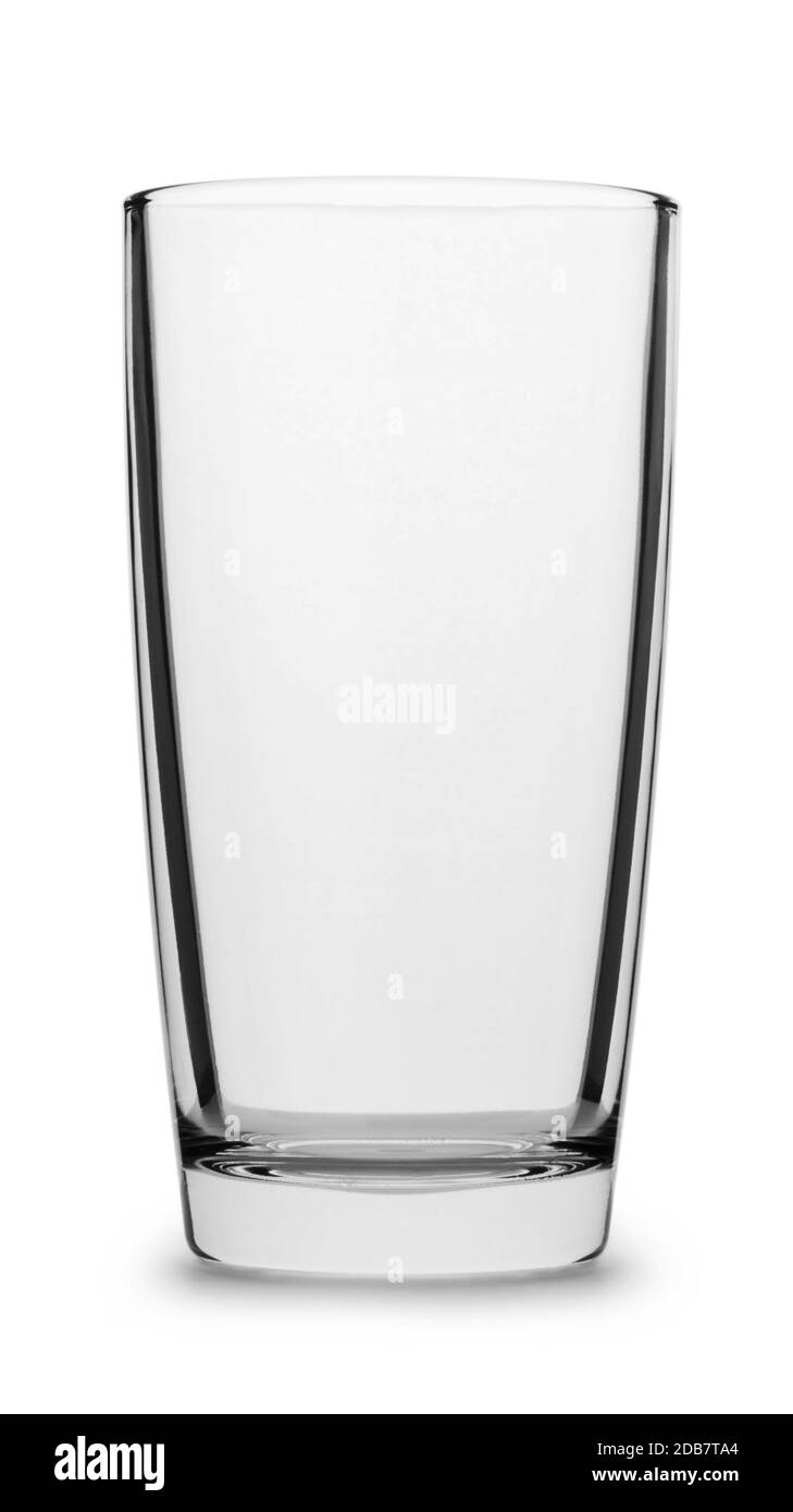 Empty transparent glass goblet isolated on white background Stock Photo ...