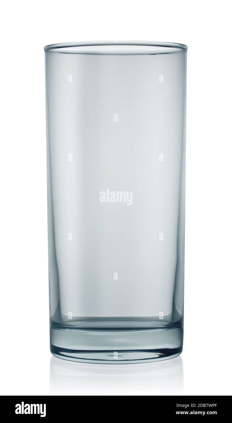 High round glass isolated on white background Stock Photo - Alamy