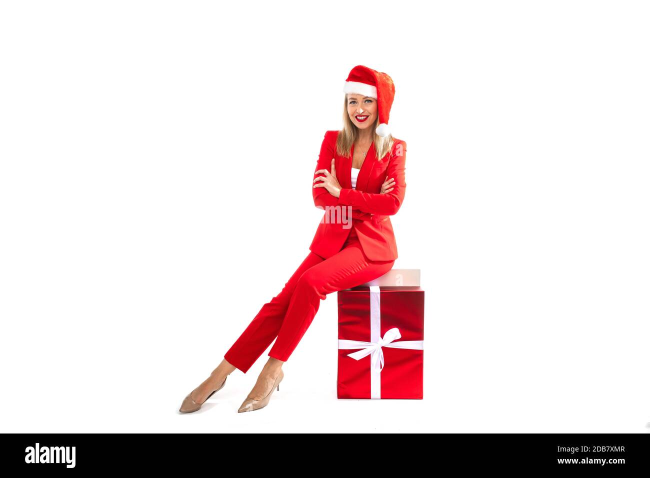 Christmas concept full length Cut Out Stock Images & Pictures - Alamy