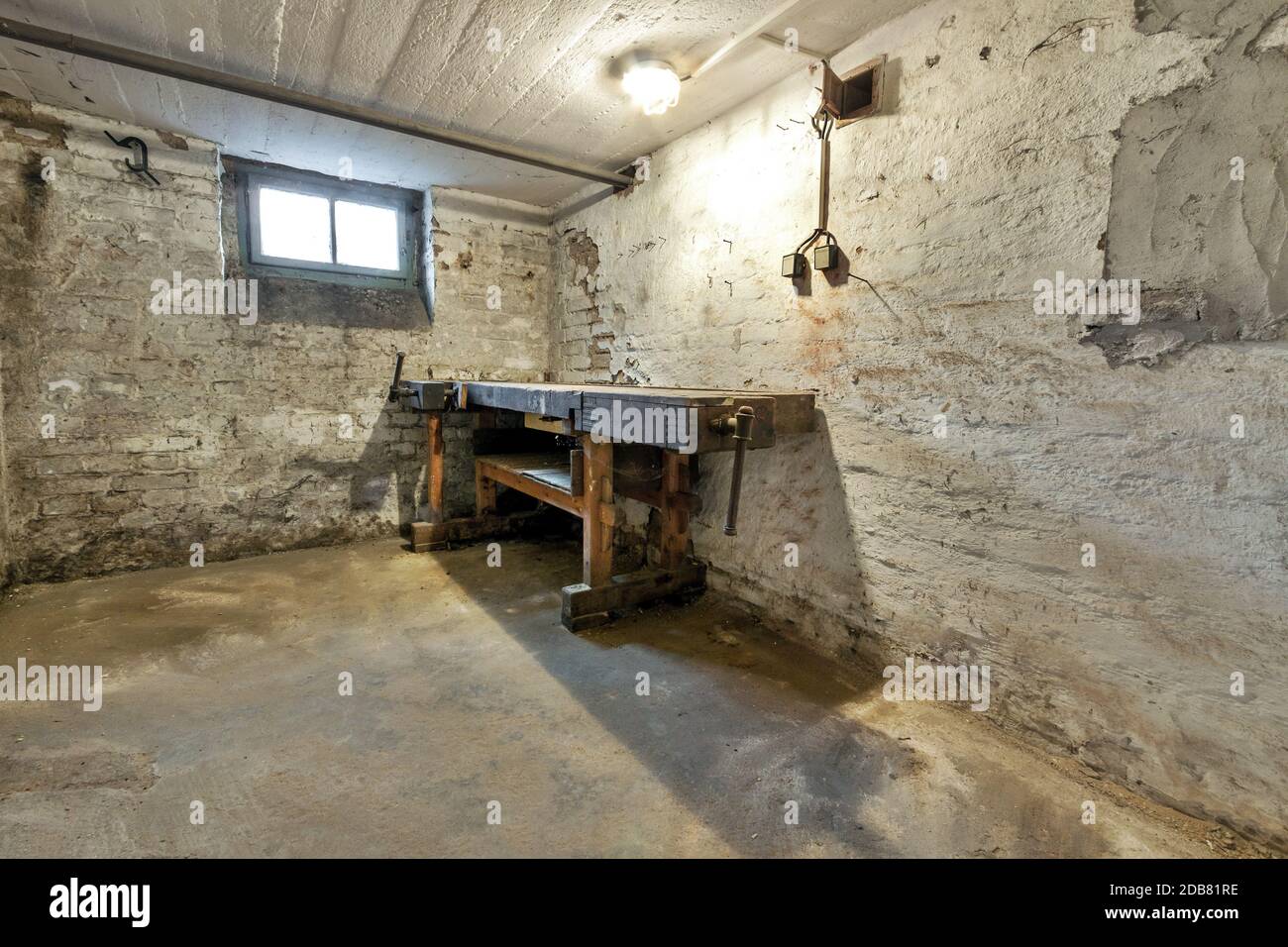 Abandoned empty old dark underground cellar. High quality photo Stock ...