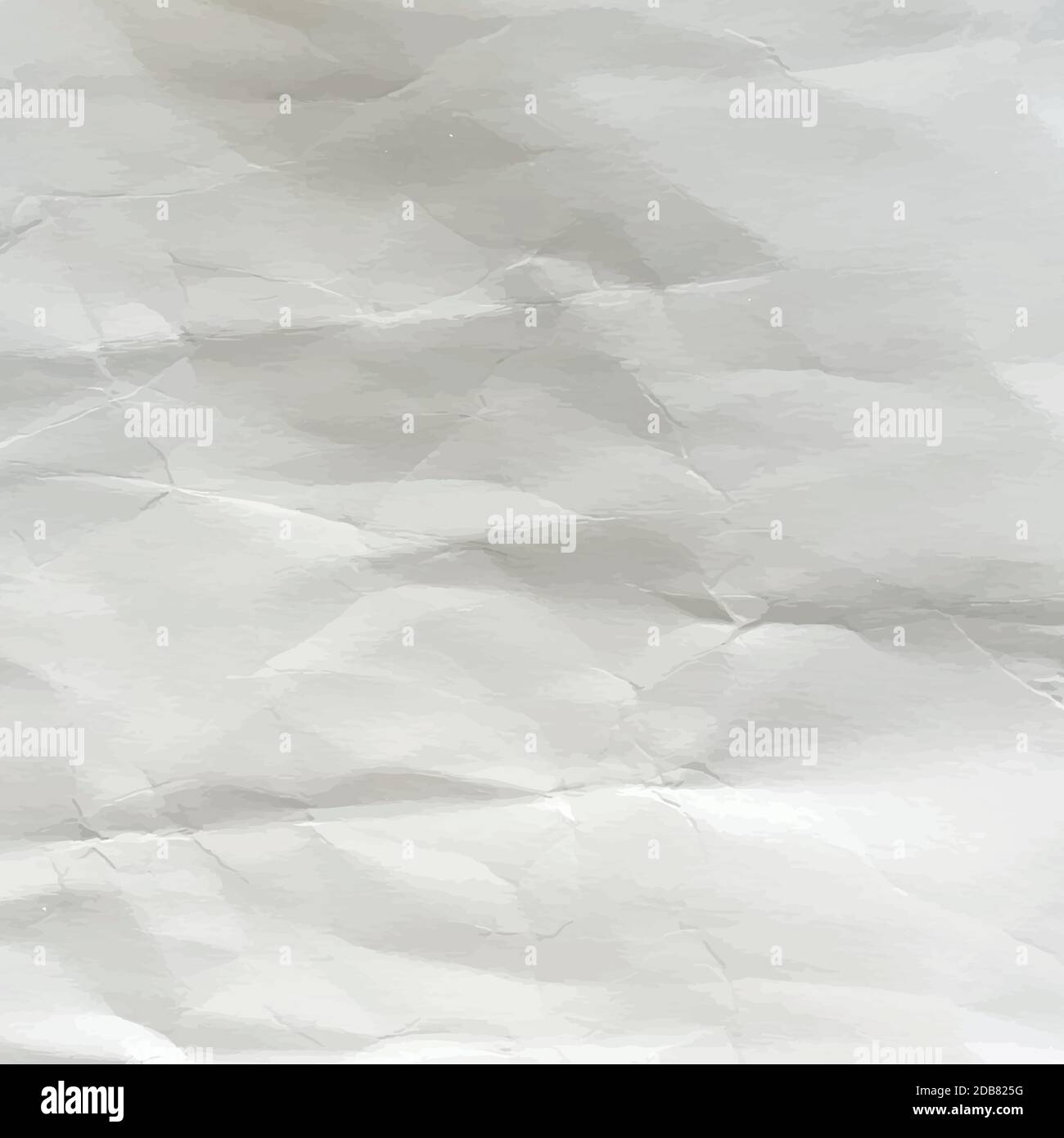 Crumpled white paper with many different bends - illustration Stock ...