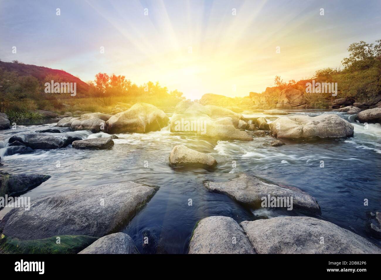 Swift mountain river hi-res stock photography and images - Alamy
