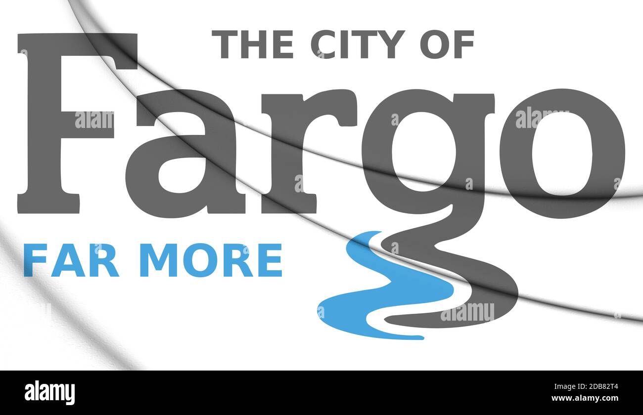3D Emblem of Fargo, USA. 3D Illustration Stock Photo - Alamy