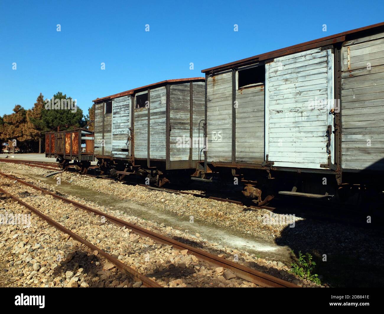 Tempio Pausania, Sardinia, Italy. Old railways station Stock Photo - Alamy