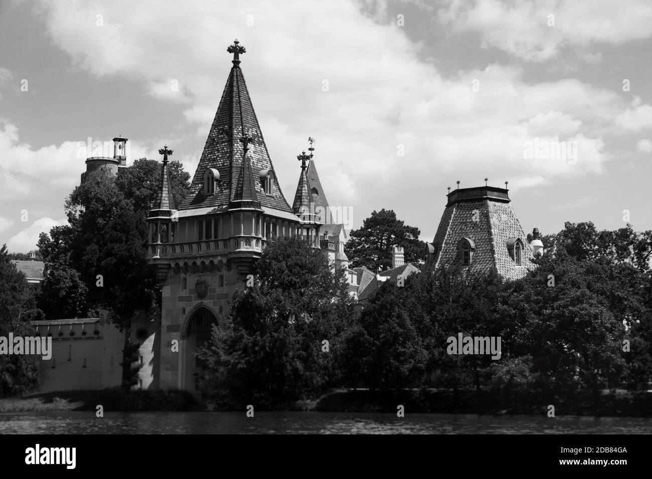 Laxenburg Castle By The Lake in Lower Austria Stock Photo - Alamy