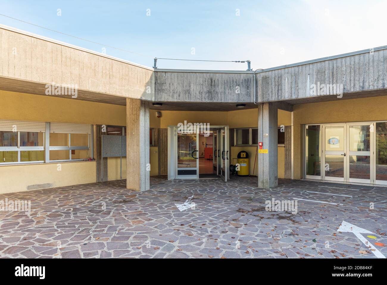 External view of school, Italian school building Stock Photo - Alamy